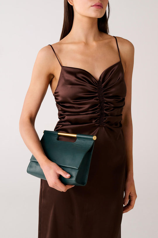 KINNON EVE CLUTCH BAR BAG - SERPENTINE – K I N N O N