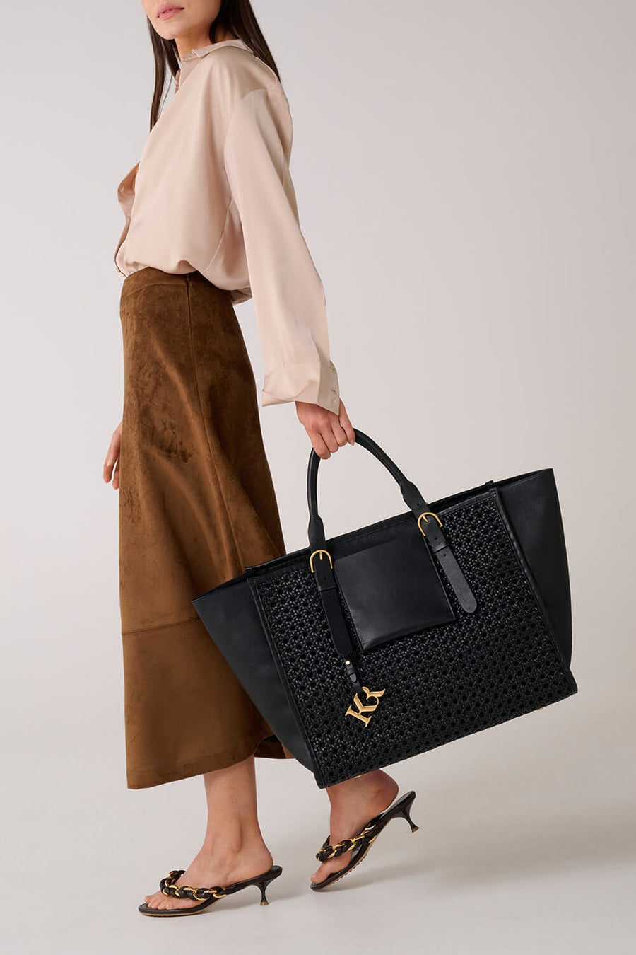 KINNON BY ROMY TOTE BAG - BLACK – K I N N O N